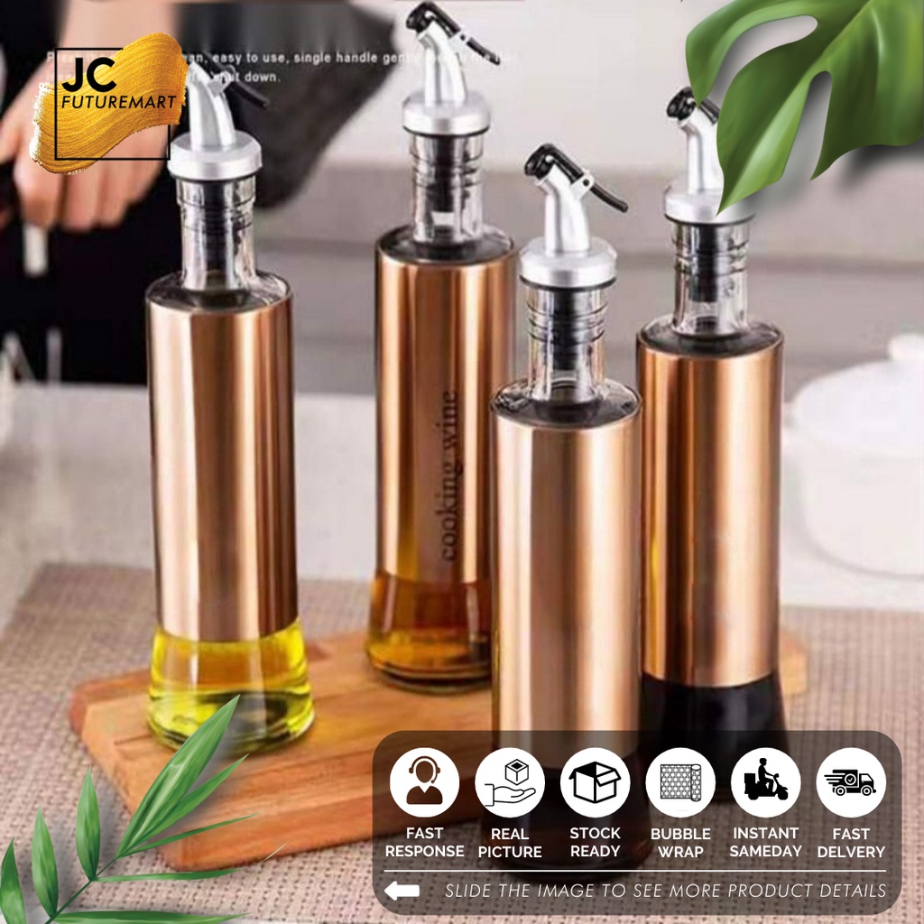 Jual Botol Kaca Stainless Minyak Kecap Cuka Saus Syrup A3726 | Shopee ...