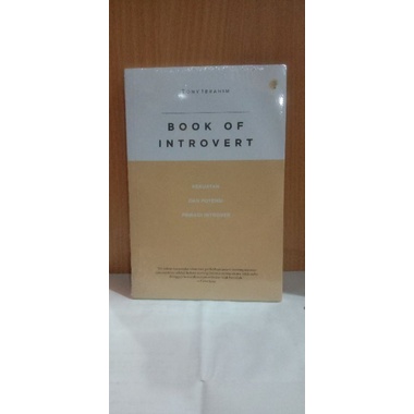 Jual BUKU BOOK OF INTROVERT | Shopee Indonesia