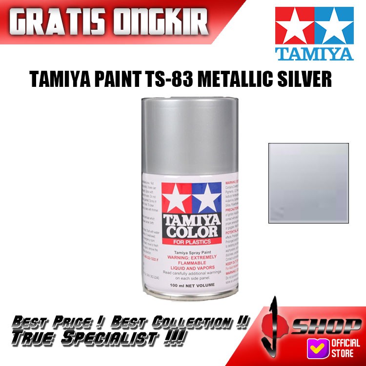 Jual Tamiya Spray TS-83 Metallic Silver | Shopee Indonesia
