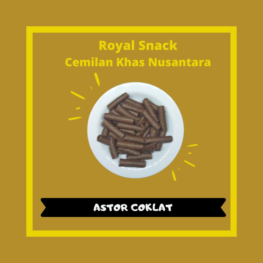 Jual royal snack ( SERBA 5000 ) astor coklat mini / astor barcelona ...
