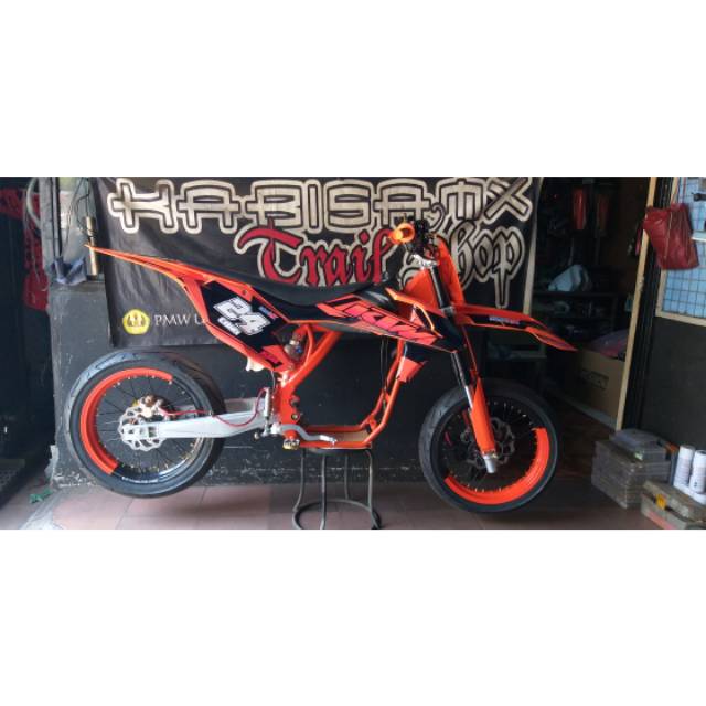 Jual Paket modif ktm 250 2017 supermoto replika | Shopee Indonesia