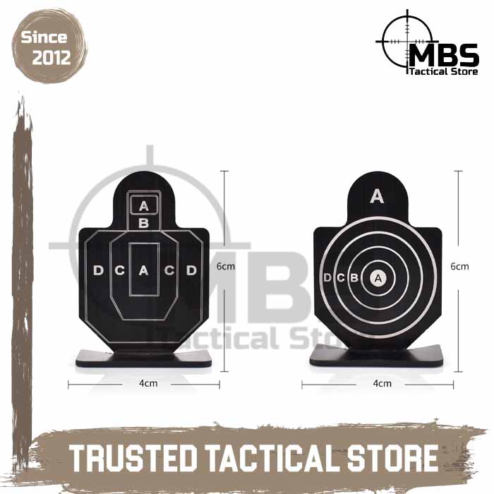 Jual Shooting Target Set Sasaran Tembak IPSC AIRSOFT Tactical Target ...