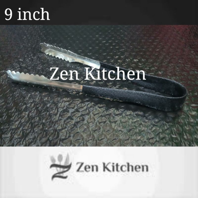 Jual Pencapit japitan es batu penjepit es stainless gagang silicon 9 ...