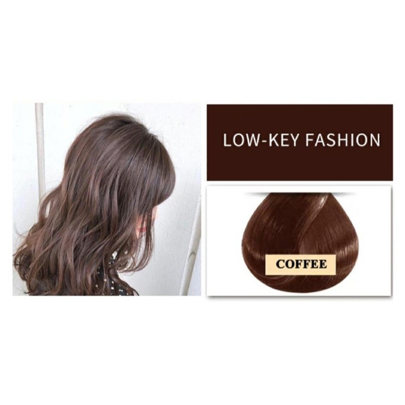 Jual Shampoo semir rambut warna coffee/ shampoo cat uban warna coffee ...