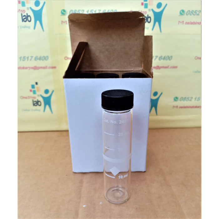 Jual HACH 24019-06 Glass sample cell 25 mm 10-20-25 mL 6 ea/pk 2401906 ...