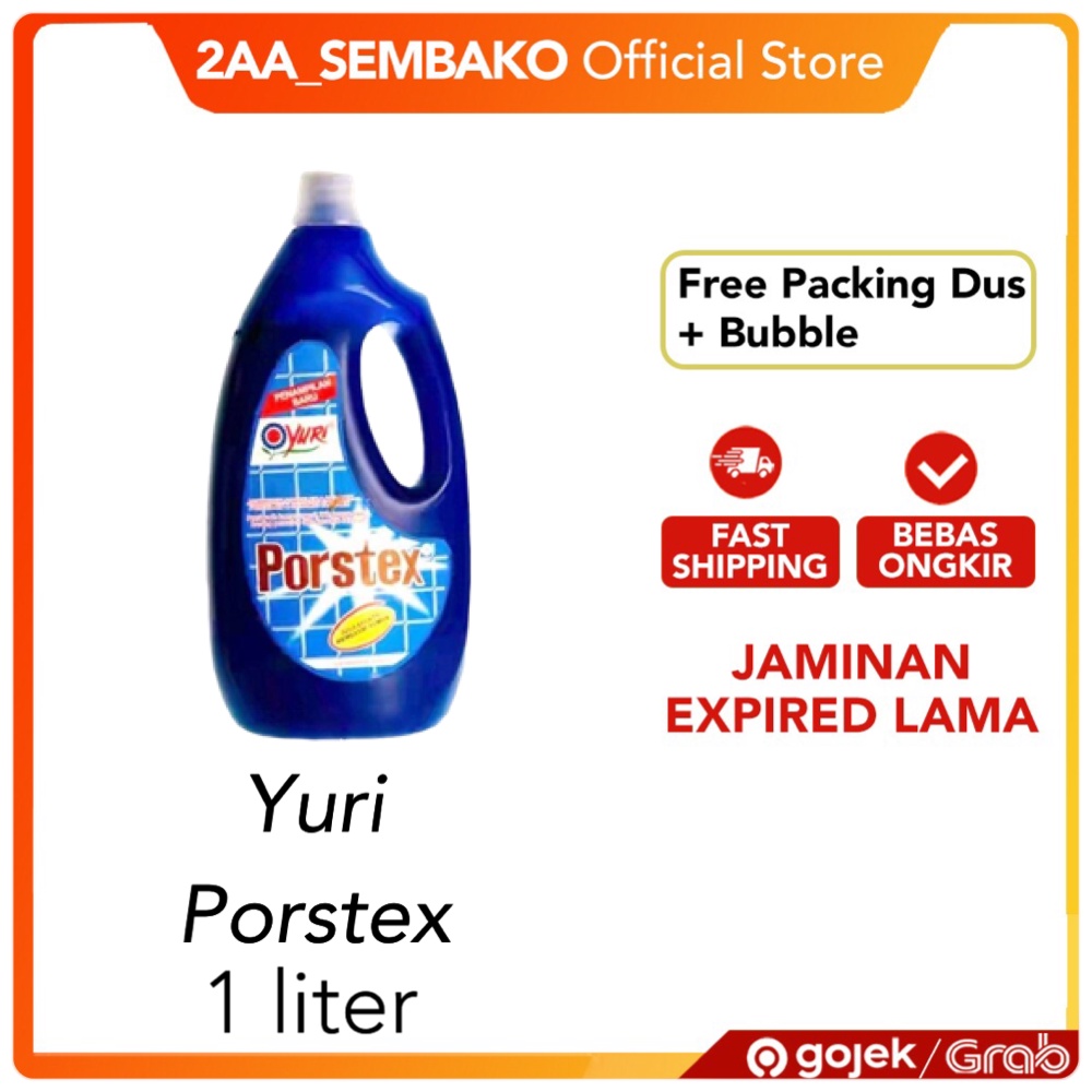 Jual Yuri Porstex Pembersih Toilet 1 Liter / 2 Liter | Shopee Indonesia