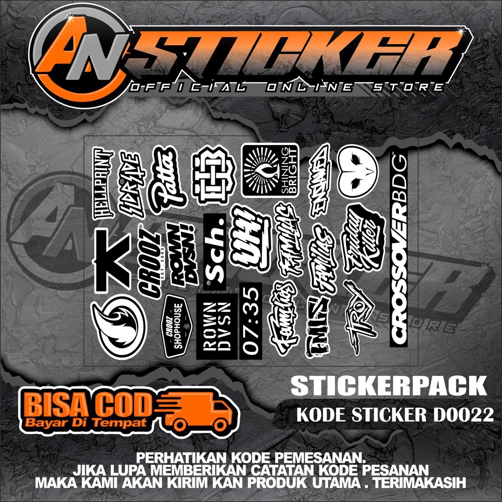 Jual STICKERPACK LOGO TREND KEKINIAN MURAH SUDAH LAMINASI | Shopee ...