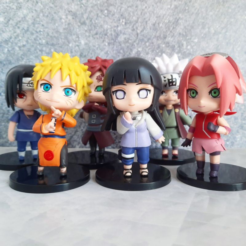 Jual Figure Naruto Set Sakura Hinata Gaara Itachi Jiraiya | Shopee ...