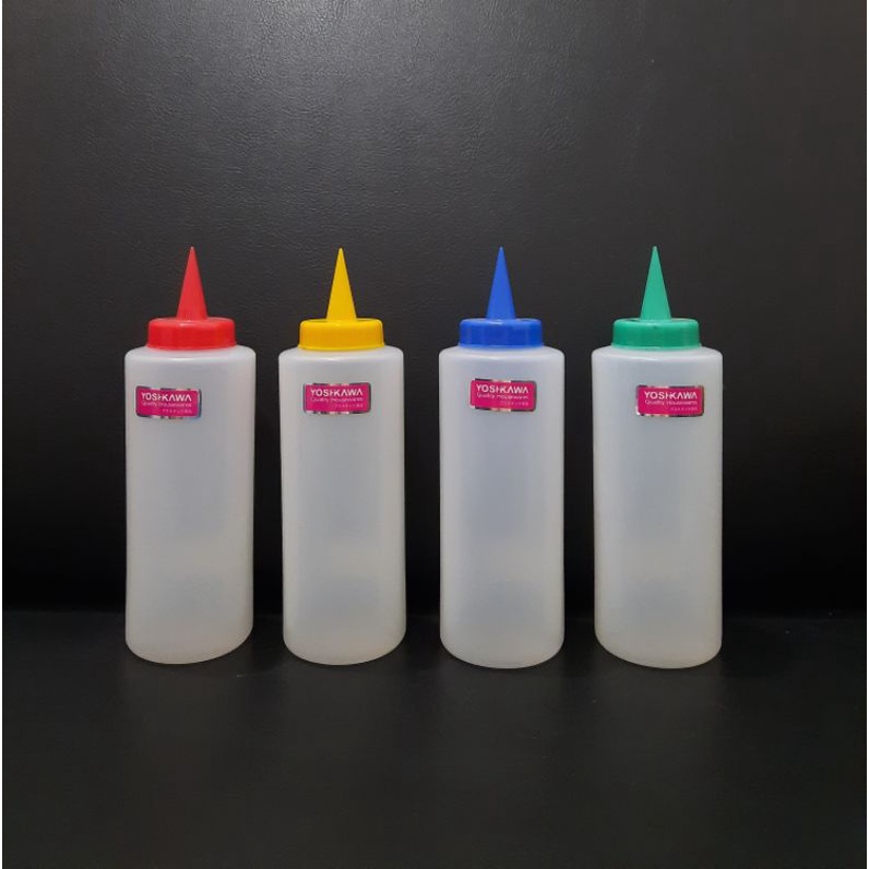 Jual BOTOL KECAP PLASTIK YOSHIKAWA MINOWA UKURAN S, M, L / BOTOL SAUS ...