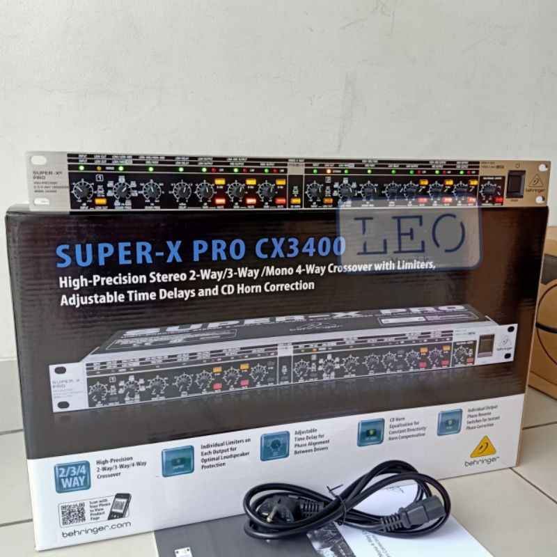 Jual CROSSOVER BEHRINGER CX3400 SUPER X PRO CROSSOVER 4 WAY BEHRINGER ...