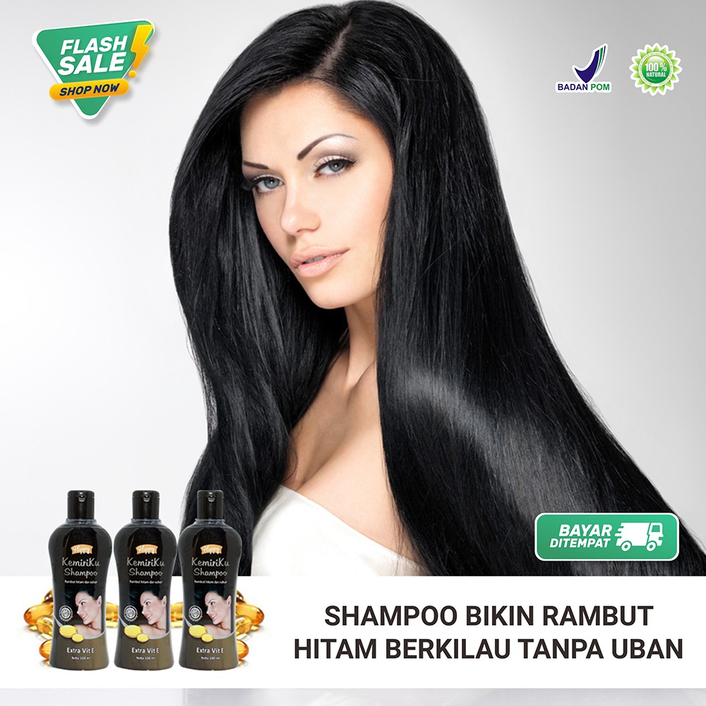 Jual Shampoo KemriKu Shampo Penghilang Uban | Shopee Indonesia