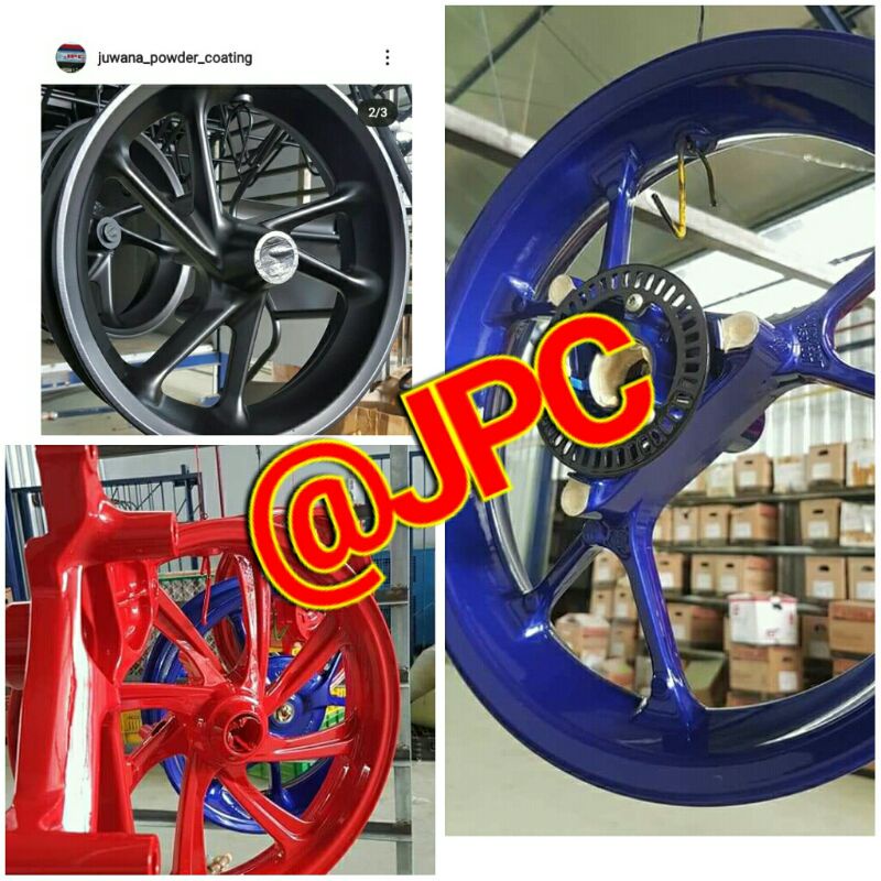 Jual (JPC) Powder Coating Jasa pengecatan Velg Motor/Mobil | Shopee ...