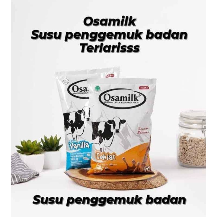 Jual Osamilk 500gr Susu Gemuk Penggemuk Badan Original | Shopee Indonesia