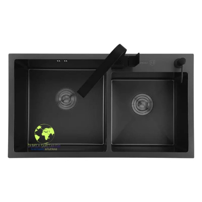 Jual Wastafel - Kitchen Sink Stainless Sus 304 Hitam 8245 Bak Cuci ...
