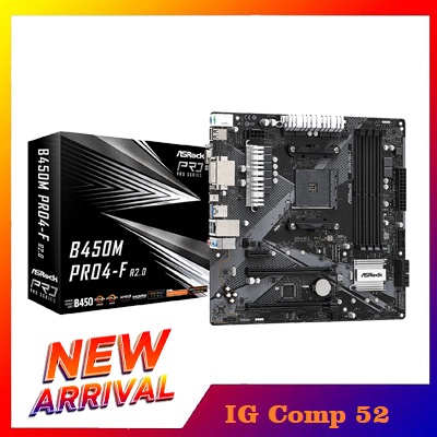 Jual Motherboard ASRock B450M Pro4-F R2.0 | Shopee Indonesia
