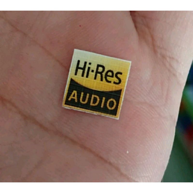 Jual Sticker Stiker Tempelan HIRES HI-RES AUDIO cocok untuk pemanis ...