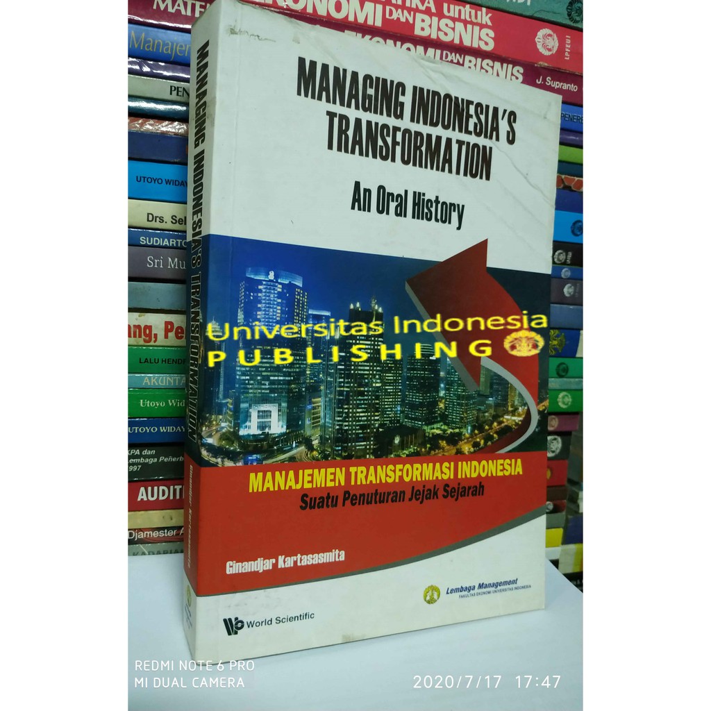 Jual Manajemen Transformasi Indonesia, Suatu Penuturan Jejak Sejarah ...