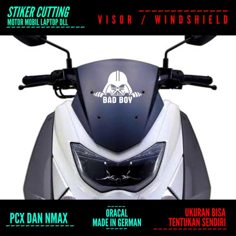 Jual STIKER VISOR BAD BOY 2 | STICKER CUTTING WINDSHIELD PCX NMAX DLL ...