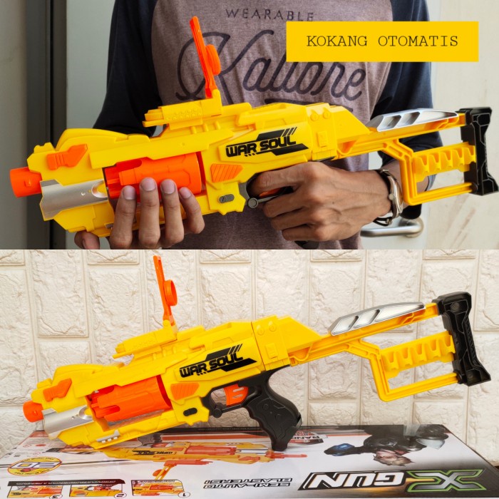 Jual Mainan Tembakan Xgun Nerf Peluru Lunak Senapan Ukuran Besar ...