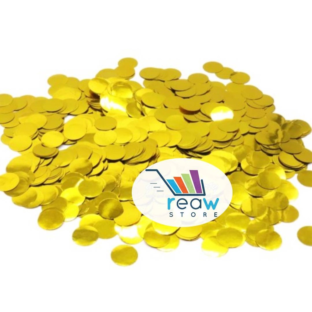 Jual PER KG Filling / Isi Confetti Balon Latex Transparan Bulat Metalik ...