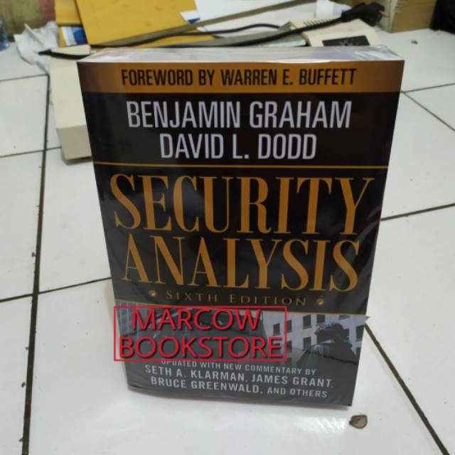 Jual Buku Security Analysis 6th Sixth Edition by Benjamin Graham 6 ...
