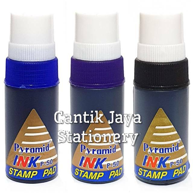 Jual Tinta Stempel Stamp Pad Ink Pyramid 50cc | Shopee Indonesia