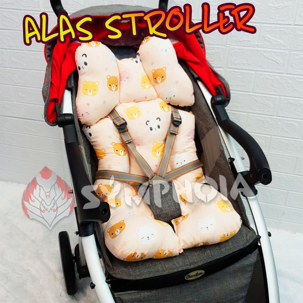 Jual 4in1 UNIVERSAL ALAS STROLLER BAYI CAR SEAT BOUNCER 5 LUBANG / SEAT ...