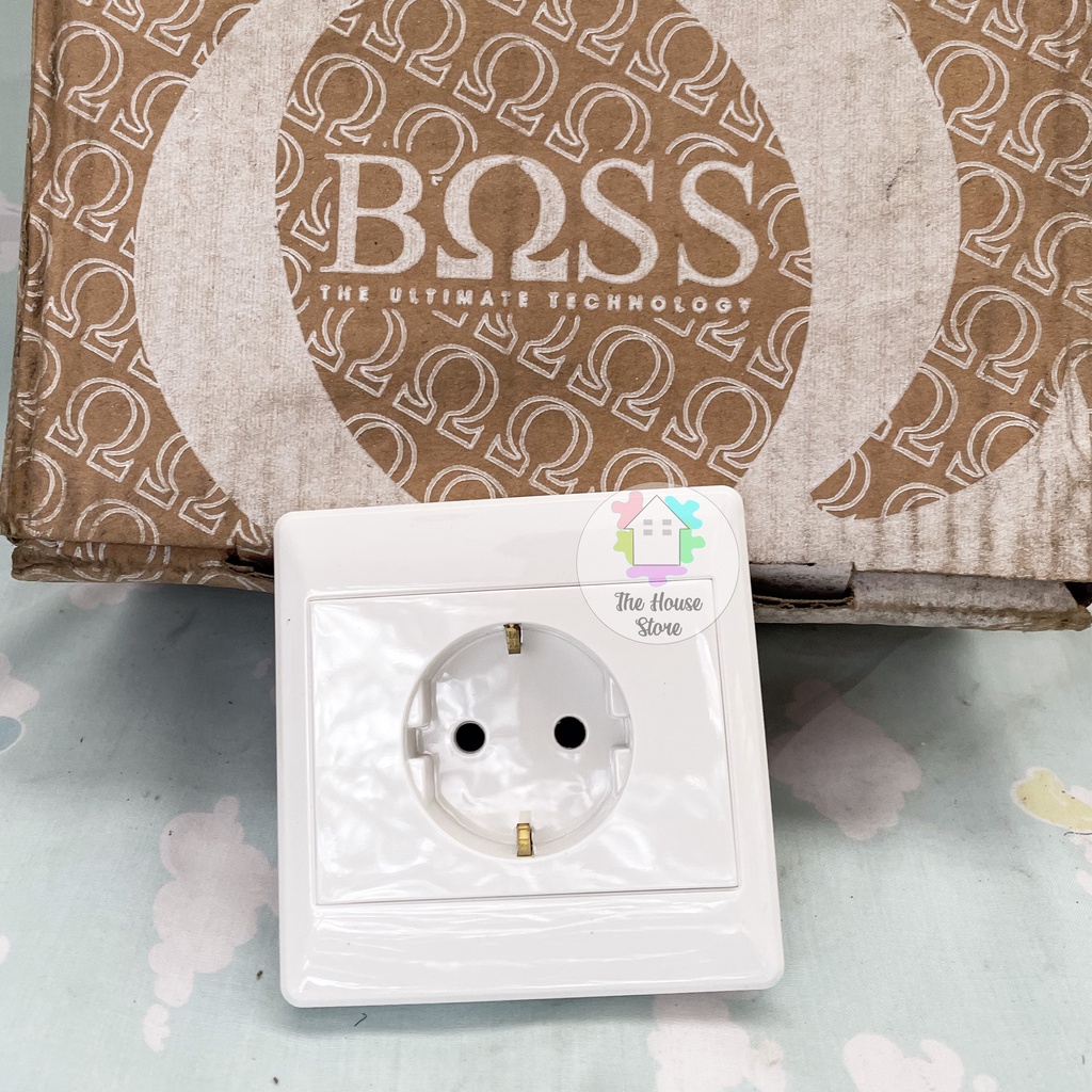 Jual BOSS STOP KONTAK DENGAN PENGAMAN / STOPKONTAK SAFETY SHUTTER ...