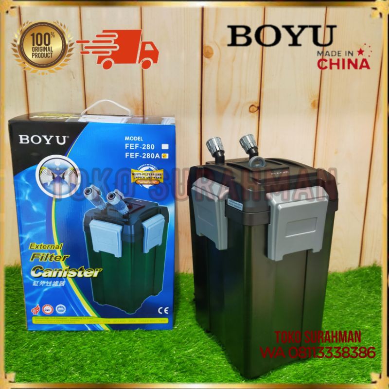 Jual Filter External Aquarium Boyu FEF 280 A Efisien Hemat Energi ...