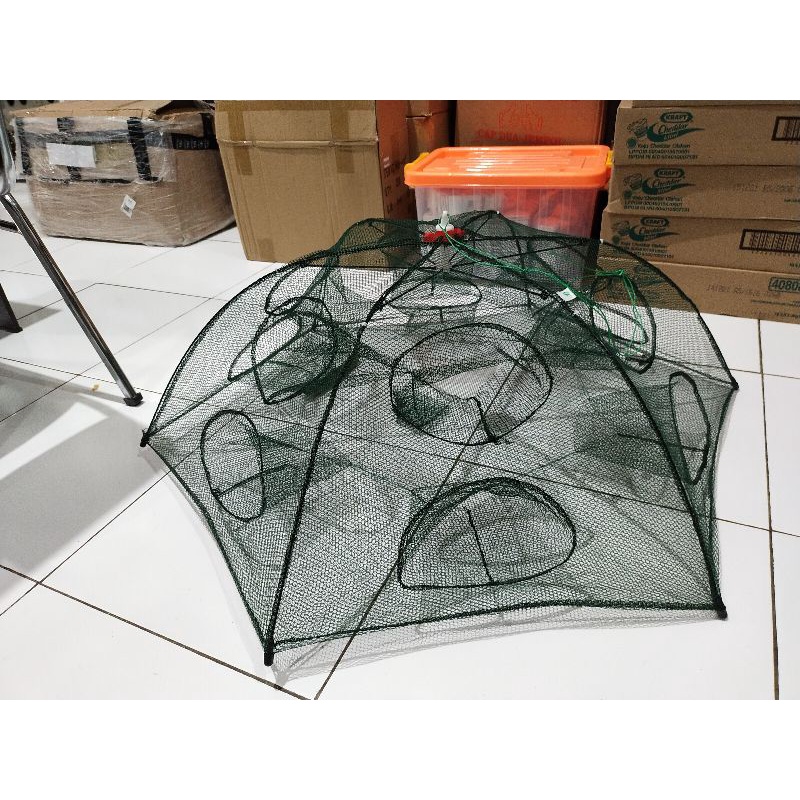 Jual perangkap ikan bubu payung 12lubang kualitas super | Shopee Indonesia