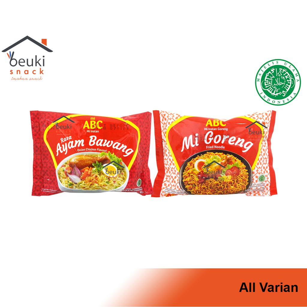 Jual Selera ABC Mie Instan Rasa Ayam Bawang / Mie Goreng | Shopee Indonesia