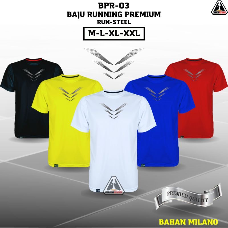 Jual BPR-03 BAJU RUNNING PREMIUM DEWASA JERSEY LARI KAOS JOGGING BAJU ...