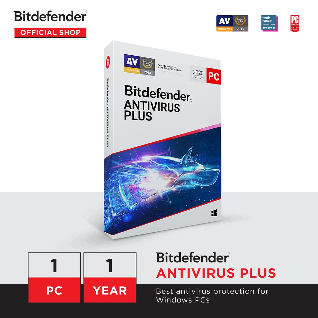 Jual Bitdefender Antivirus Plus 1 PC 1 Year | Shopee Indonesia
