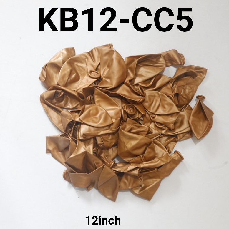 Jual KB12-C Balon latex 12 inch 30 cm krom chrome asli tebal satuan papaya balon | Shopee Indonesia