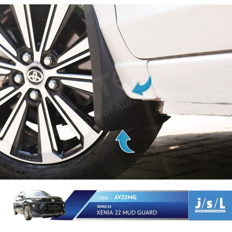 Jual XENIA 2022 ALAS LUMPUR MUDGUARD MUD GUARD PENAHAN LUMPUR BAN COVER ...