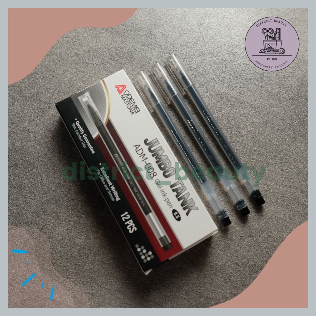 Jual PULPEN TANKER JUMBO PULPEN GEL HITAM ISI 3X LIPAT LEBIH BANYAK ...