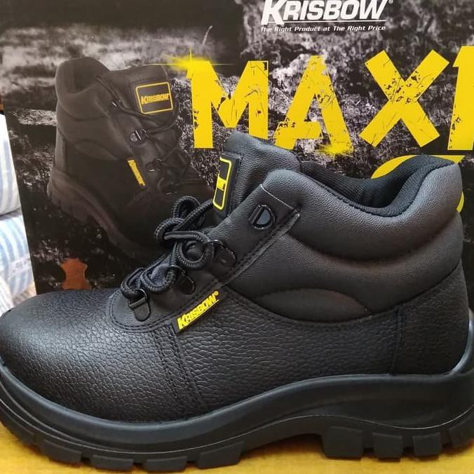 Jual sepatu safety sepatu pengaman maxi 6 inch original krisbow ...