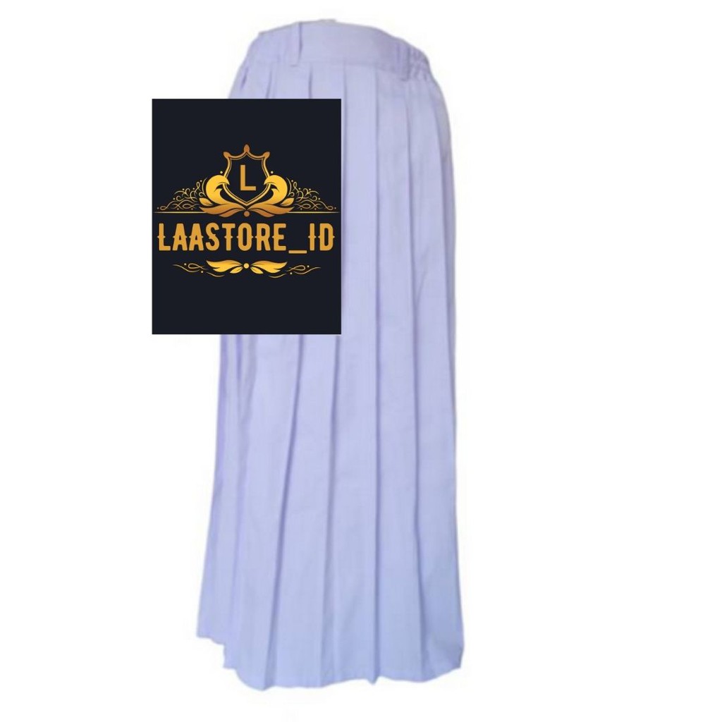 Jual SERAGAM SEKOLAH - Rok Panjang Full Rempel/Plisket SMP/SMA/Kuliah/Pembina/Kerja Bahan Drill ...