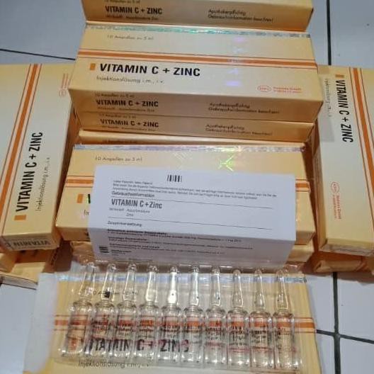 Jual vitamin C + zinc 1000mg injeksi | Shopee Indonesia