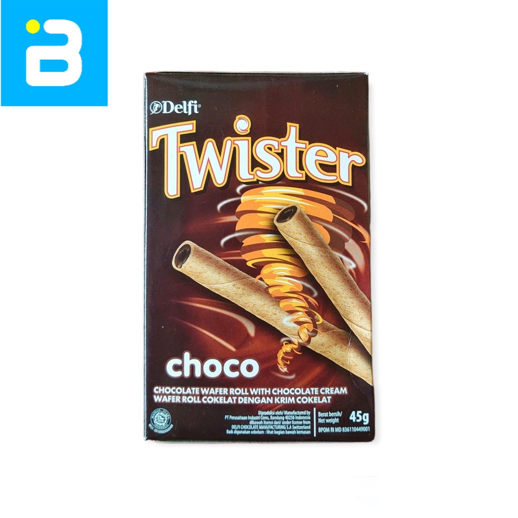 Jual Delfi Twister Choco 45 G | Shopee Indonesia