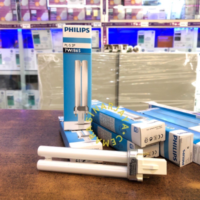 Jual Lampu PLS 2 Pin 7 Watt / 865 PHILIPS Lampu Model Tusuk | Shopee ...