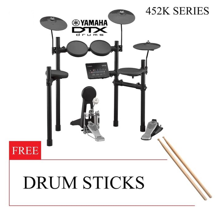 Jual Yamaha DTX452K - DTX452 K - DTX 452 K Drum Elektrik Set Original ...