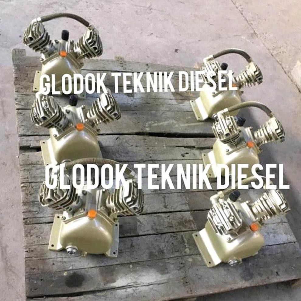 Jual promo cuci gudang KEPALA KOMPRESOR 3 HP atau BARE COMPRESSOR ...