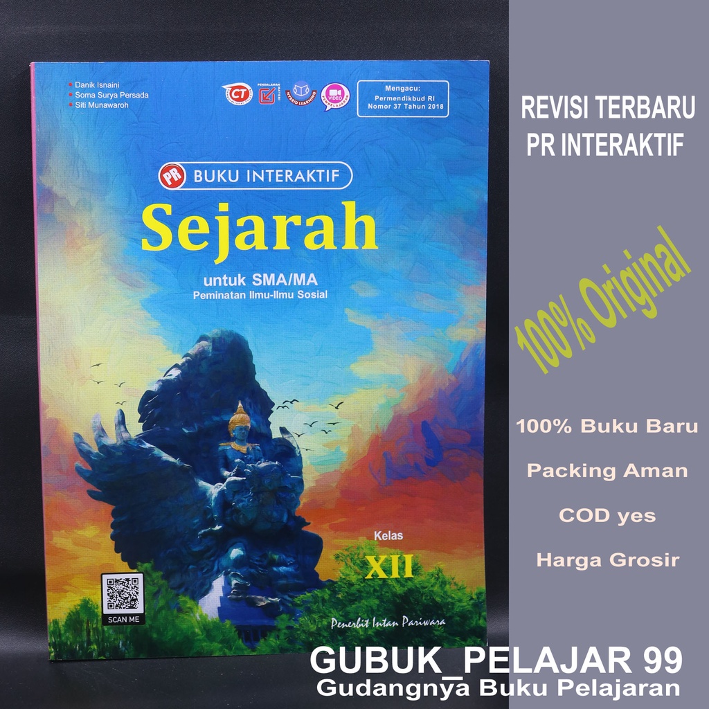 Jual PR INTERAKTIF SEJARAH 12 Untuk 1 Tahun SMA/MA Intan Pariwara Edisi HVS 2021-2022 | Shopee ...