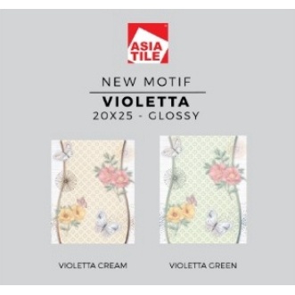 Jual VIOLETTA GLOSSY UK.20X25 DINDING LANTAI KERAMIK ASIA TILE | Shopee ...
