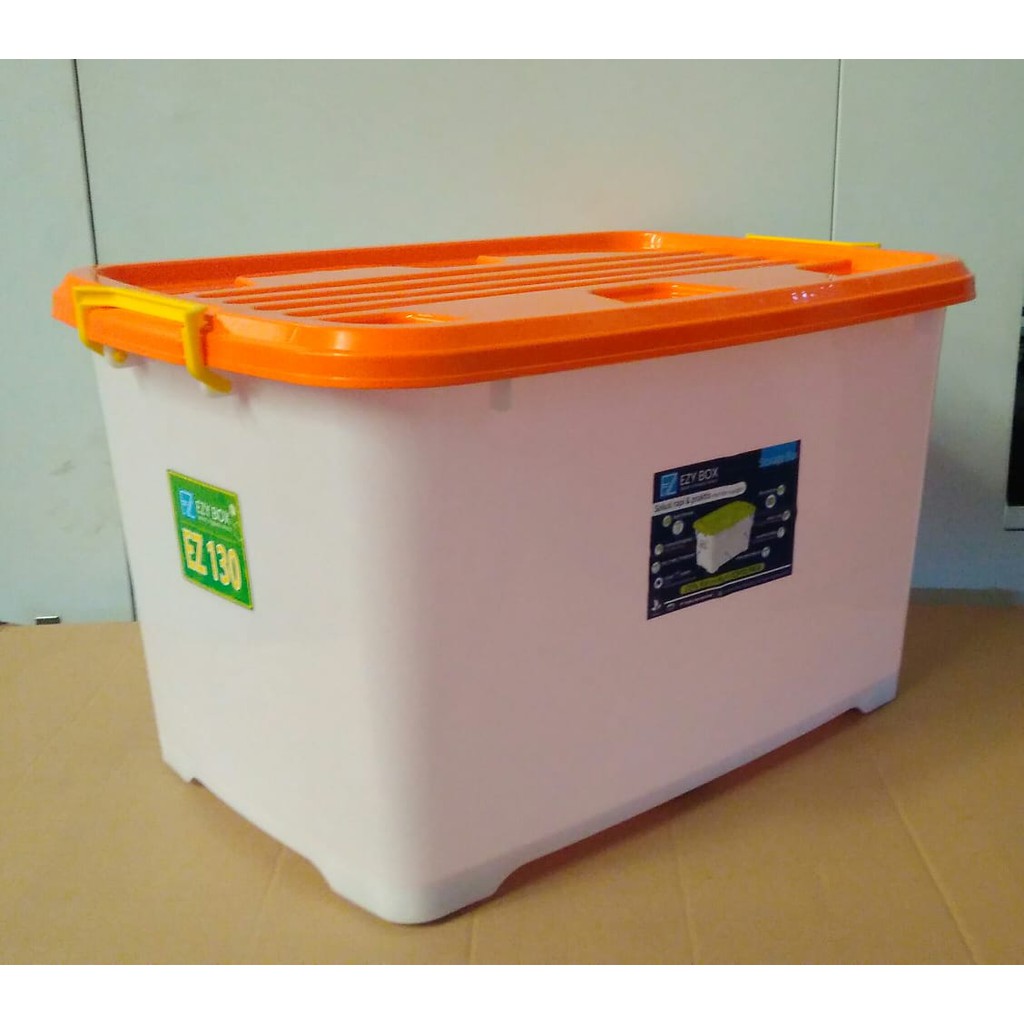 Jual Ezy Box Container Box Plastik 130 Liter Kotak Penyimpanan BESAR JUMBO MURAH 150 liter 95 ...