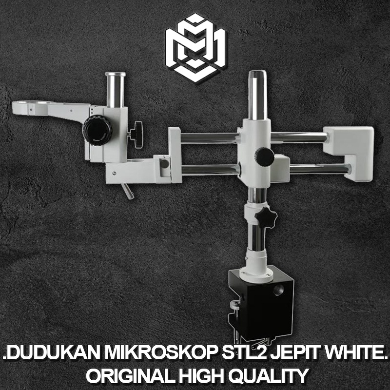 Jual Dudukan Mikroskop STL2 Mode Jepit White Original High Quality ...