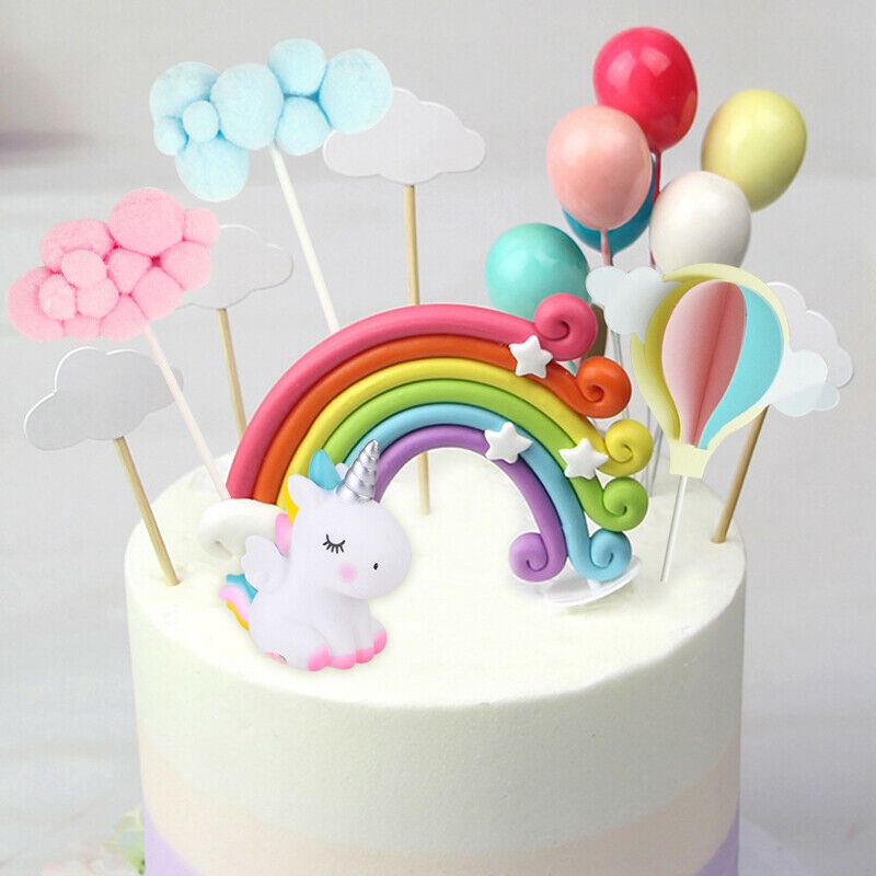 Jual BLR-0001 Cake topper hiasan kue balon warna warni yamama baking | Shopee Indonesia