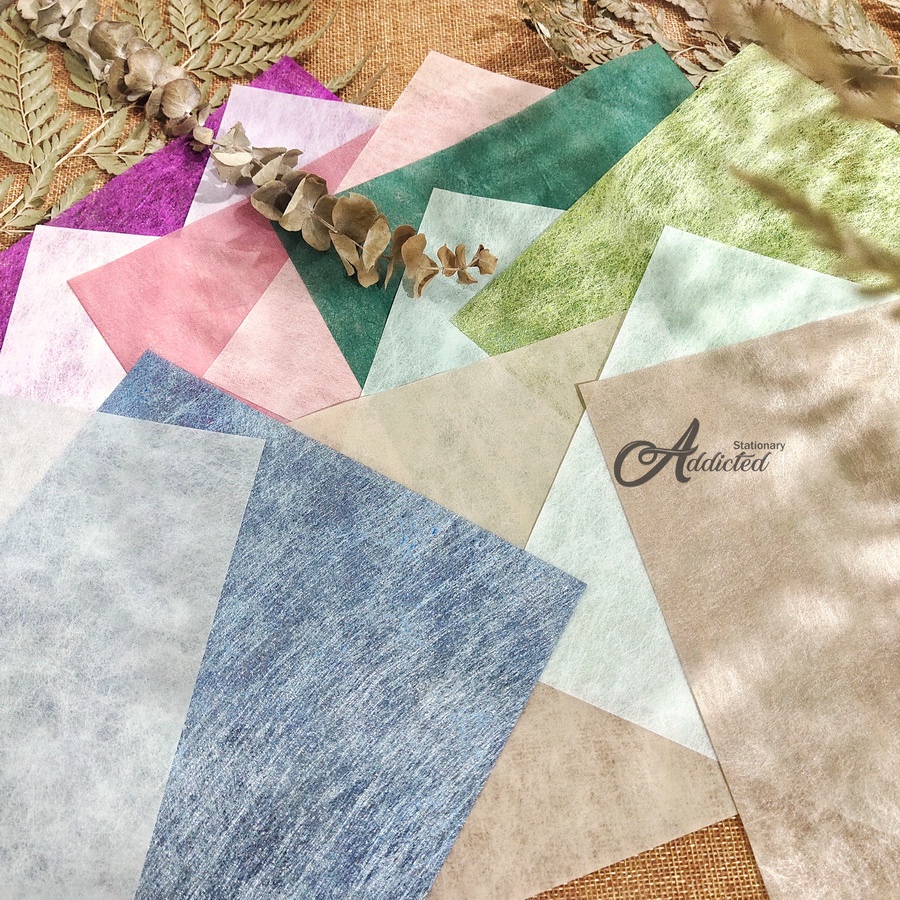 Jual Kertas Scrapbook Kertas Journal Aesthetic Kertas Daur Ulang ...