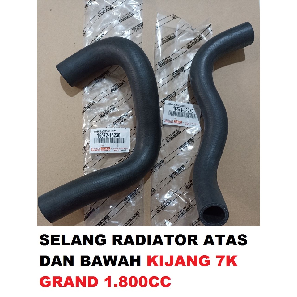 Jual SELANG RADIATOR ATAS DAN BAWAH KIJANG 7K GRAND 1.800CC | Shopee ...